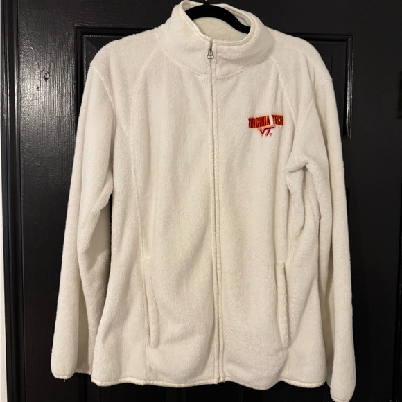 Vanity | Jackets & Coats | Virginia Teach White Fleece Jacket | Poshmark